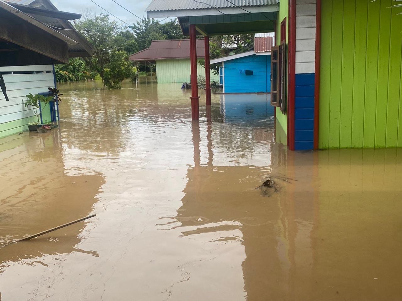 Banjir Rendam Empat Kecamatan di Malinau, Desa Tanjung Lapang Terparah – Desa Nusantara