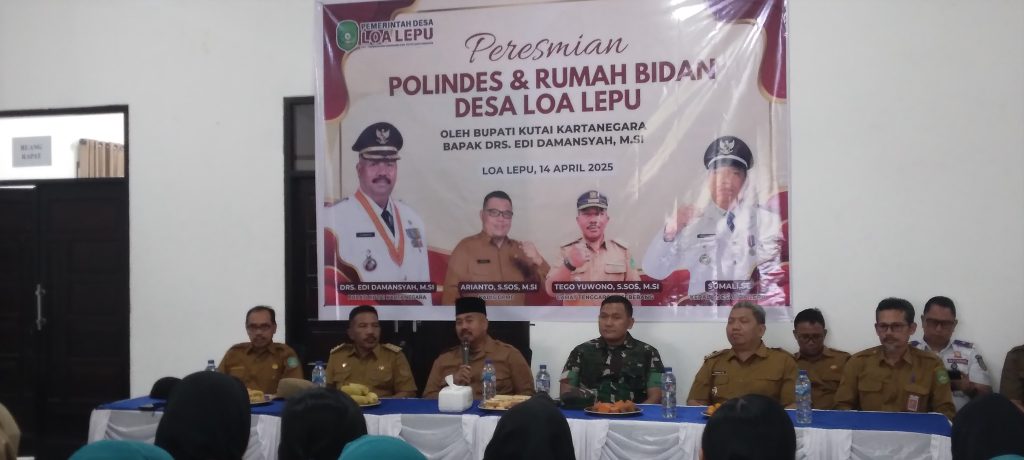 Bupati Kukar Resmikan Polindes dan Rumah Bidan di Loa Lepu – Desa Nusantara