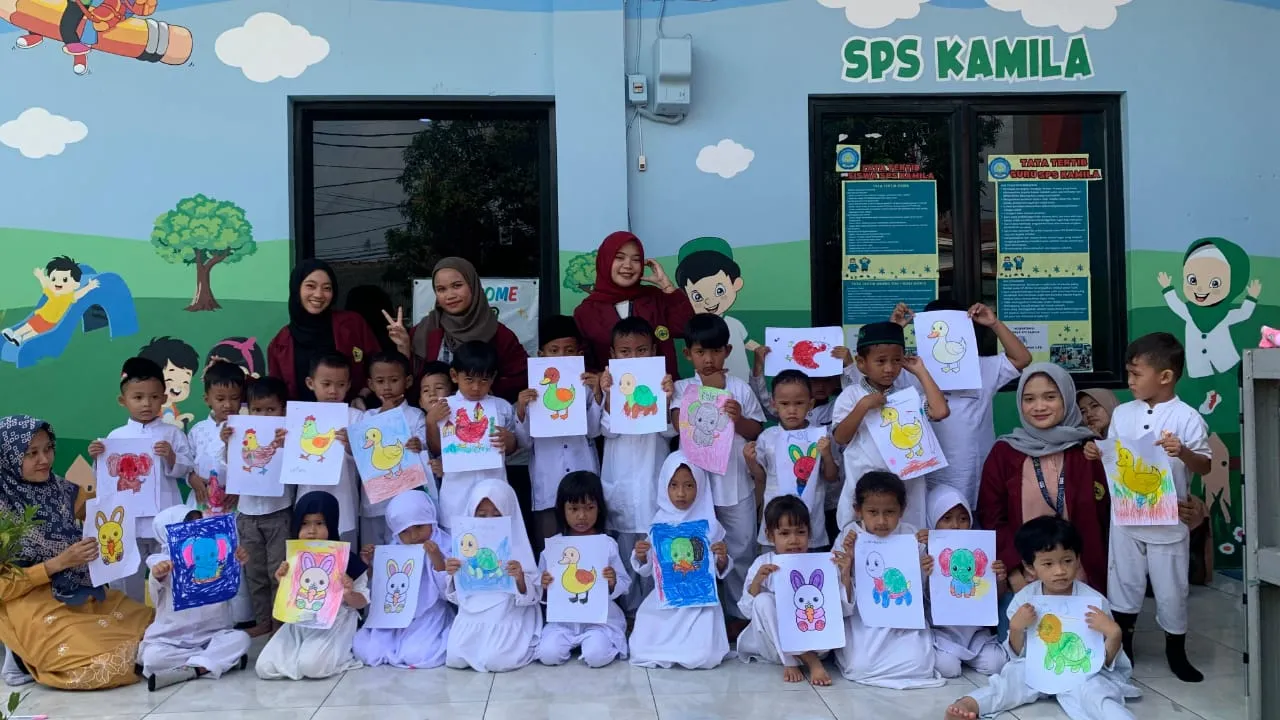 Mahasiswa KKM Untirta Semarakkan Literasi di Desa Saga – Desa Nusantara