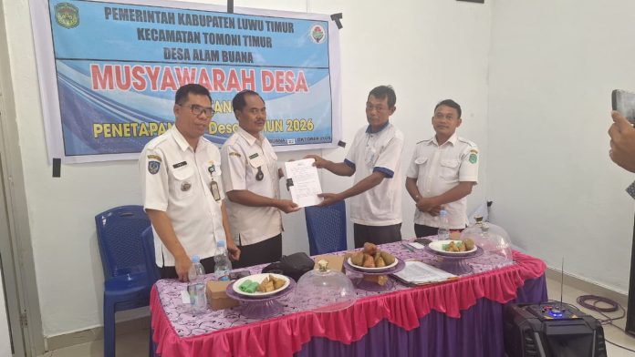 Desa Alam Buana Tuntaskan Musdes RKPDes 2026 – Desa Nusantara