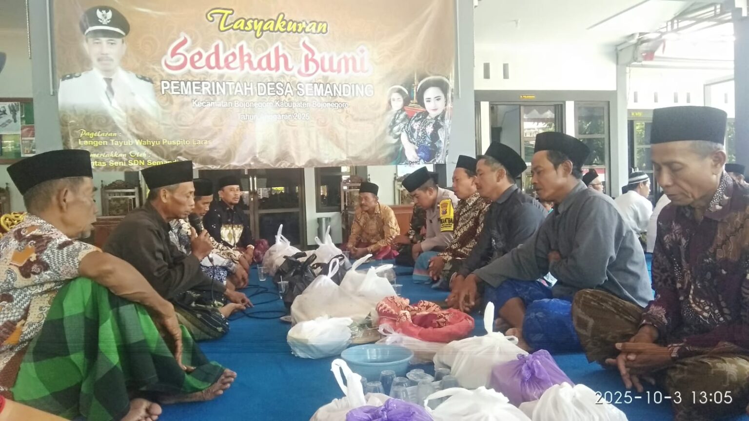 Warga Semanding Lestarikan Tradisi Sedekah Bumi Sebagai Wujud Syukur – Desa Nusantara