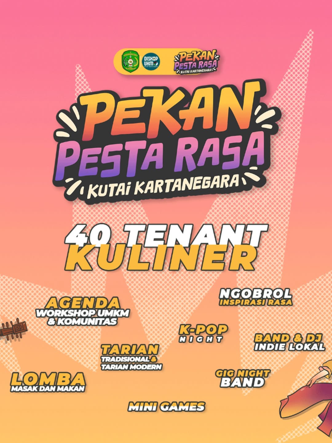 Dispora Kukar Dukung Wirausaha Muda di Pekan Pesta Rasa 2025 – Desa Nusantara