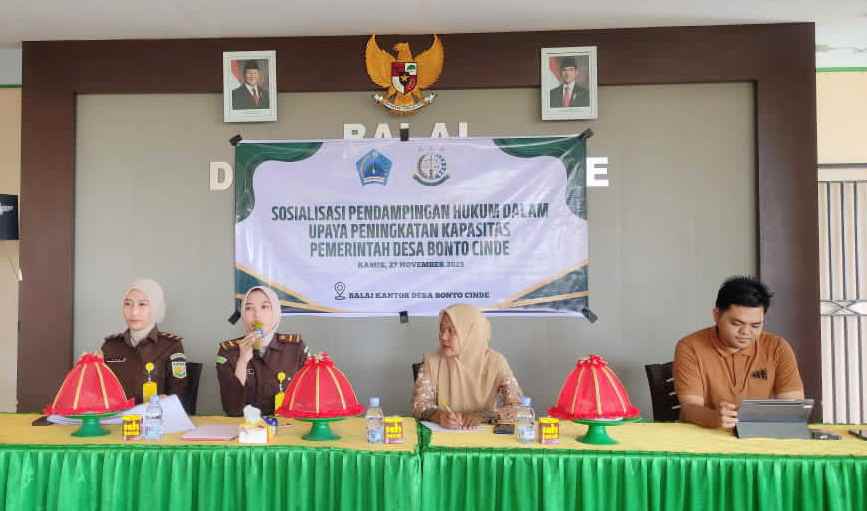 Kejari Bantaeng Dampingi Aparatur Desa Bonto Cinde – Desa Nusantara