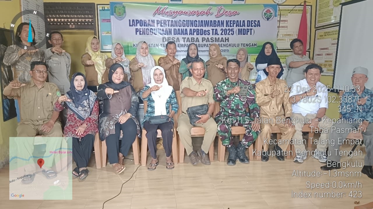 Pemdes Taba Pasmah Gelar MDPT APBDes 2025 – Desa Nusantara