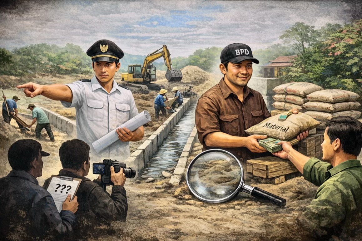 Proyek Drainase Dana Desa di Luwu Diduga Tak Libatkan TPK – Desa Nusantara